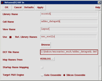Open the imported design in Virtuoso.